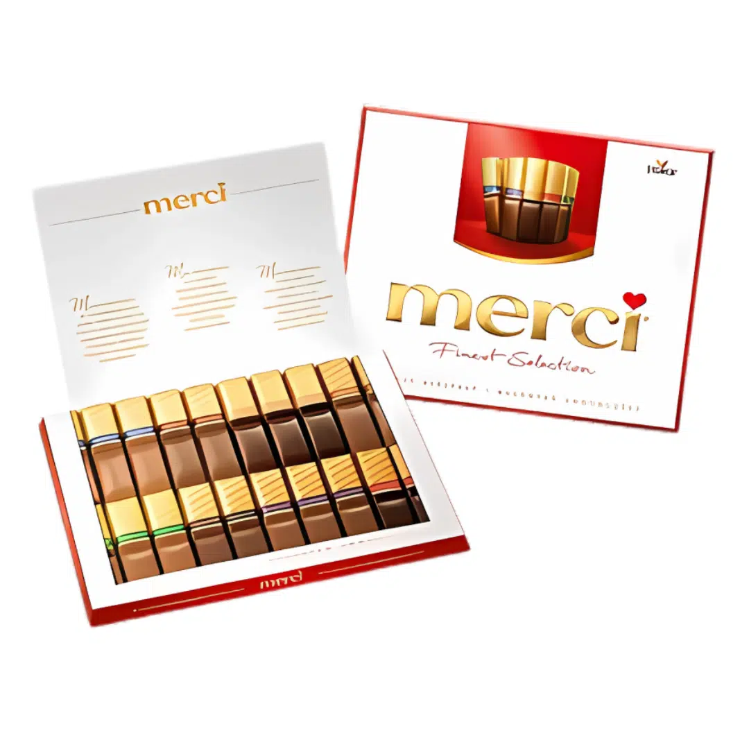 Ben Yaghlane La Grande Épicerie | COFFRET CHOCOLAT 250 GR ROUGE MERCI