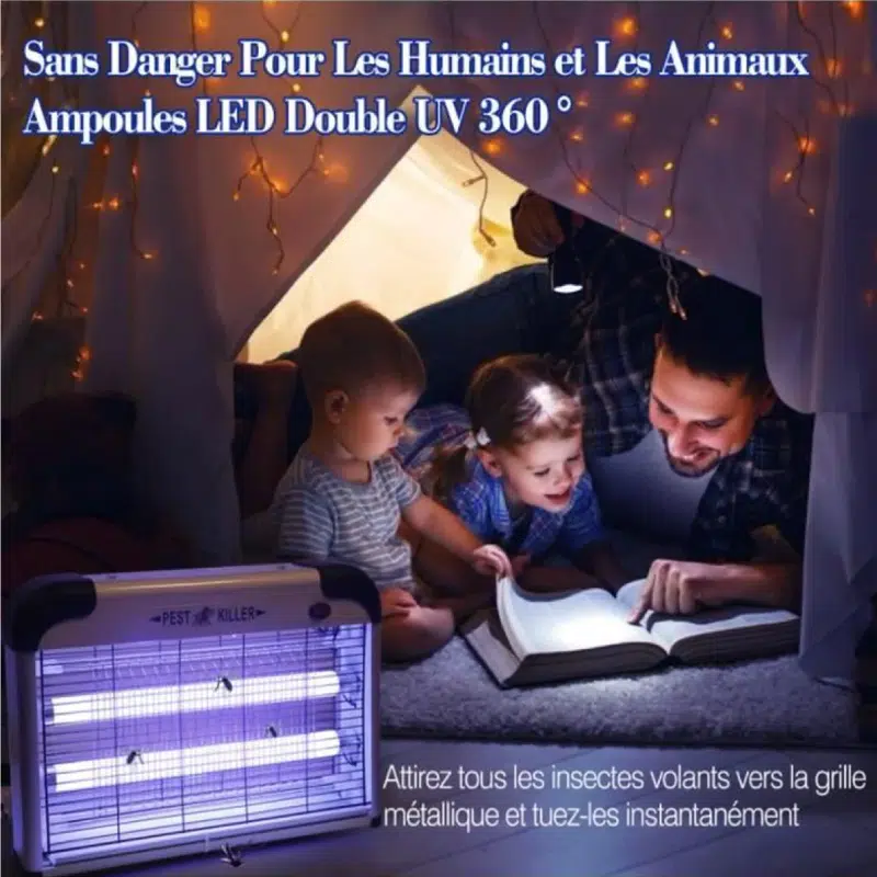 Hammami Mall | Moustiquaire Kill Pest - 30W/40W, LED T8, Anti-Moustiques